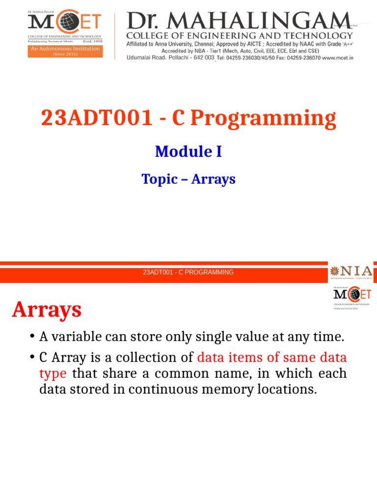 Arrays | PDF | Integer (Computer Science) | Software Engineering Arrays | PDF | Integer (Computer Science) | Software Engineering