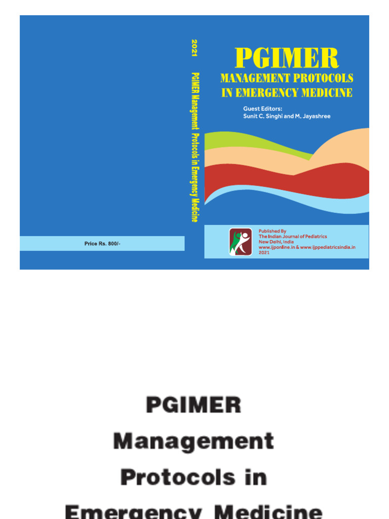 Pgimer Book | PDF | Cardiac Arrest | Cardiopulmonary Resuscitation