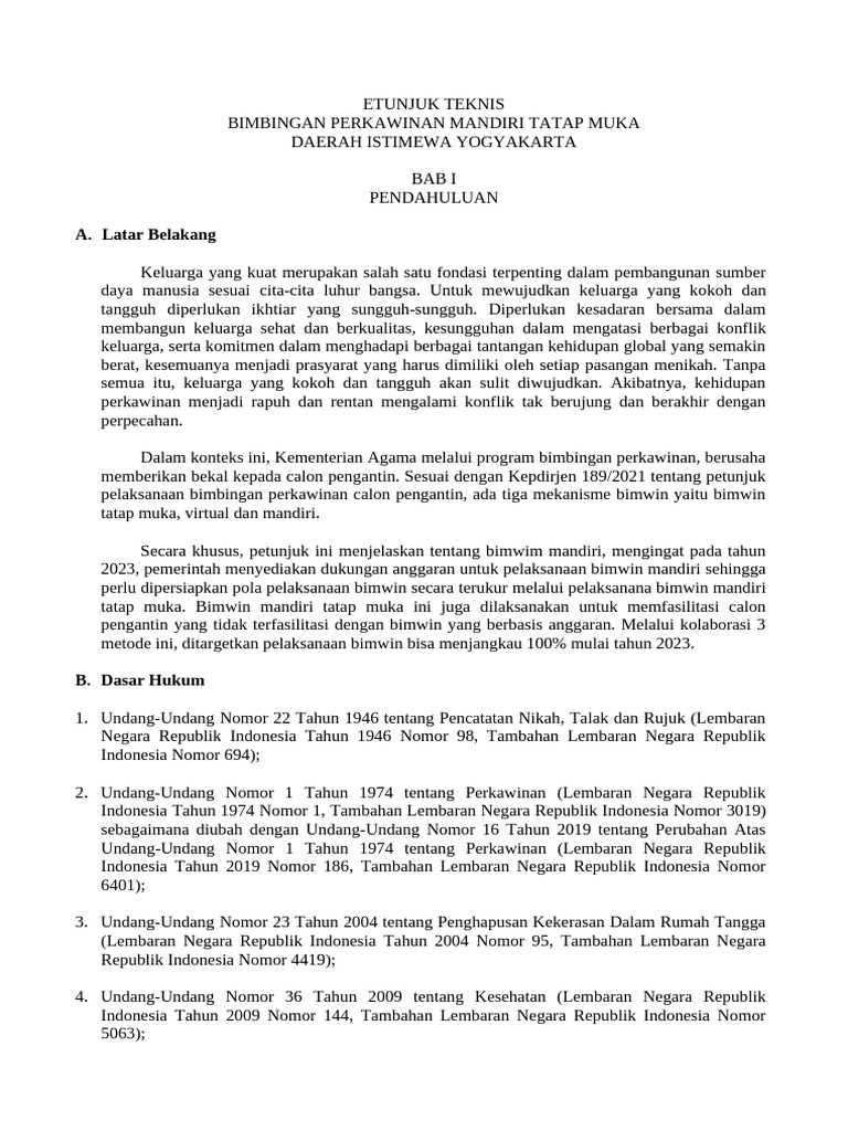 Laporan Bimwin | PDF