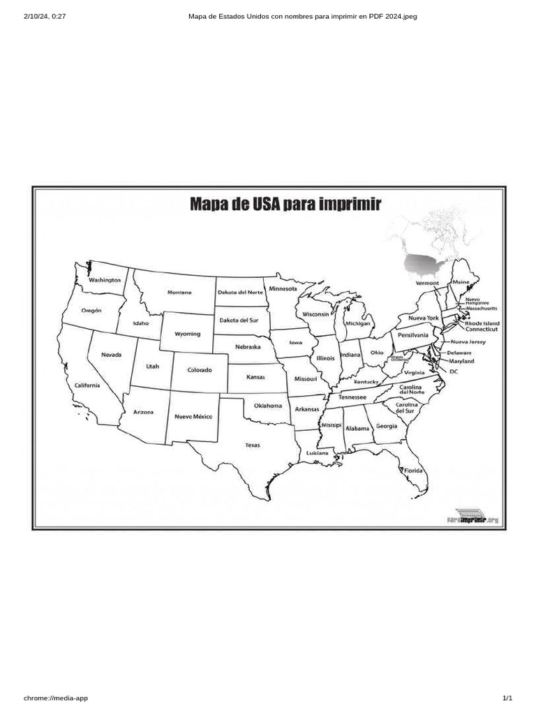 Mapa Imprimir | PDF