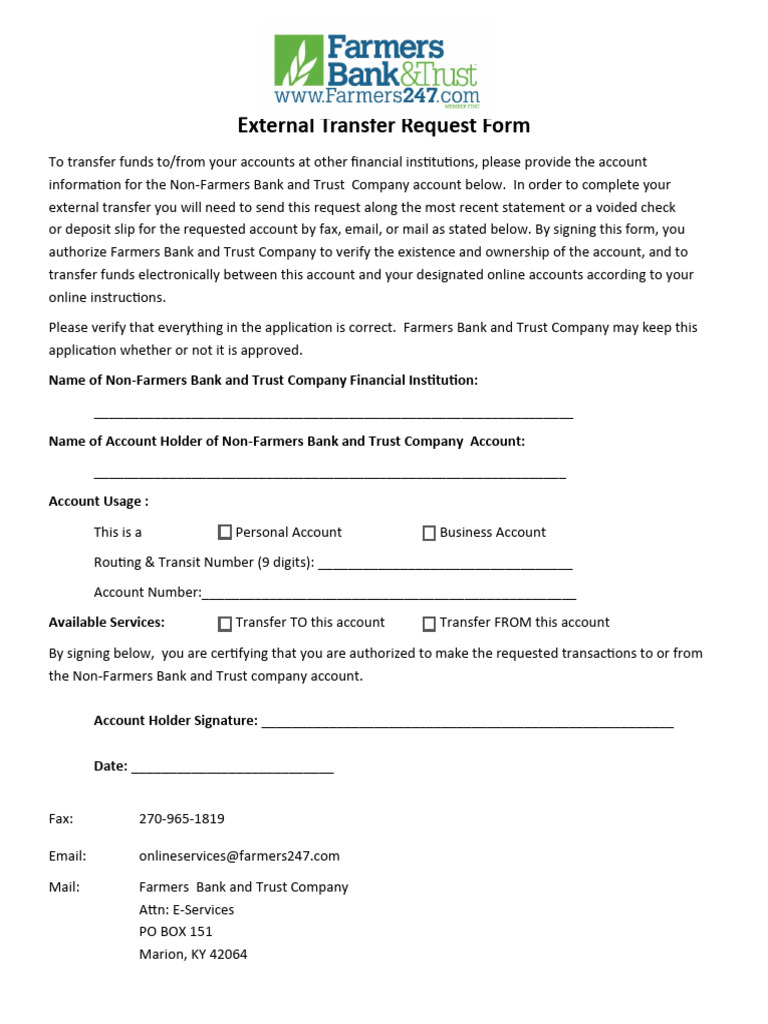 External Transfer Request Form 2 12 16 | PDF