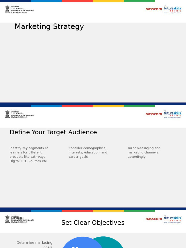 Marcom Strategy for Targeted Learner Engagement | PDF | Marketing | Target Audience