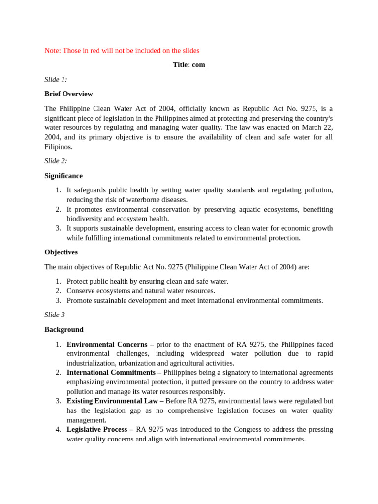 Eco Pol | PDF | Environmental Protection | Water Pollution