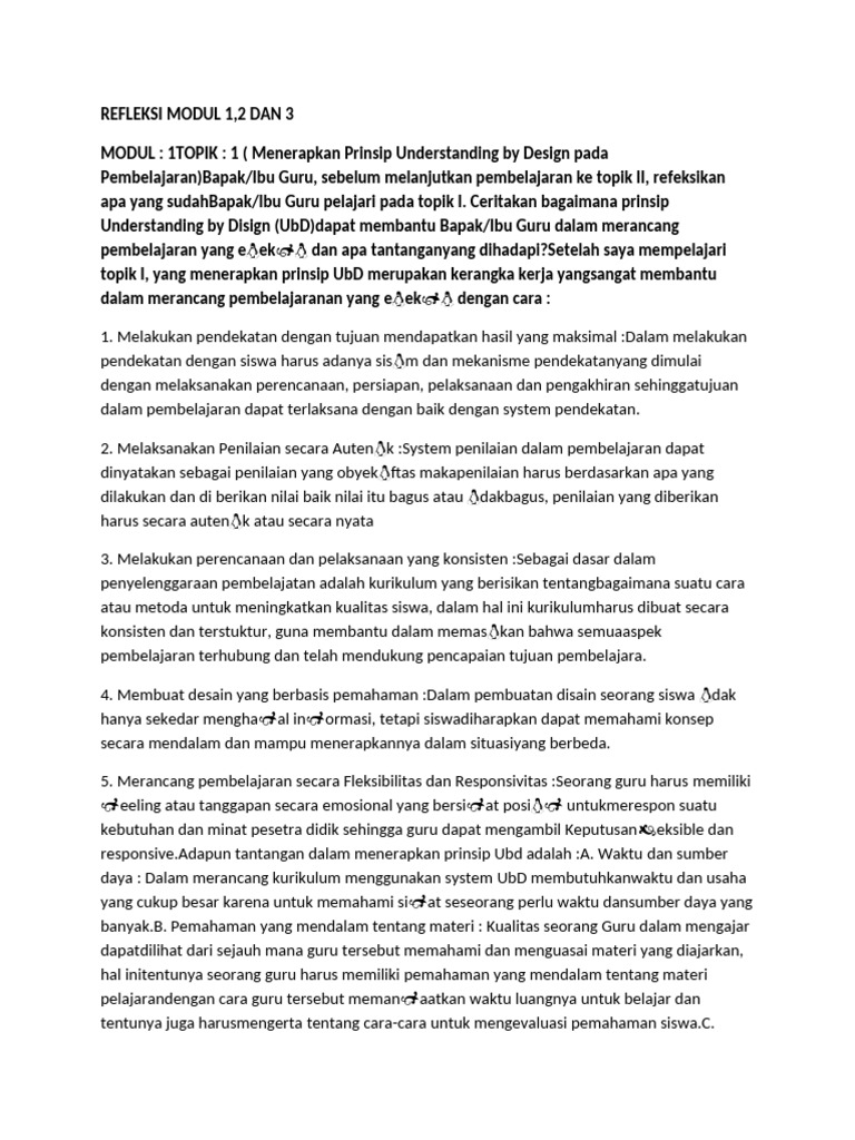 Refleksi Modul 1 Nila | PDF