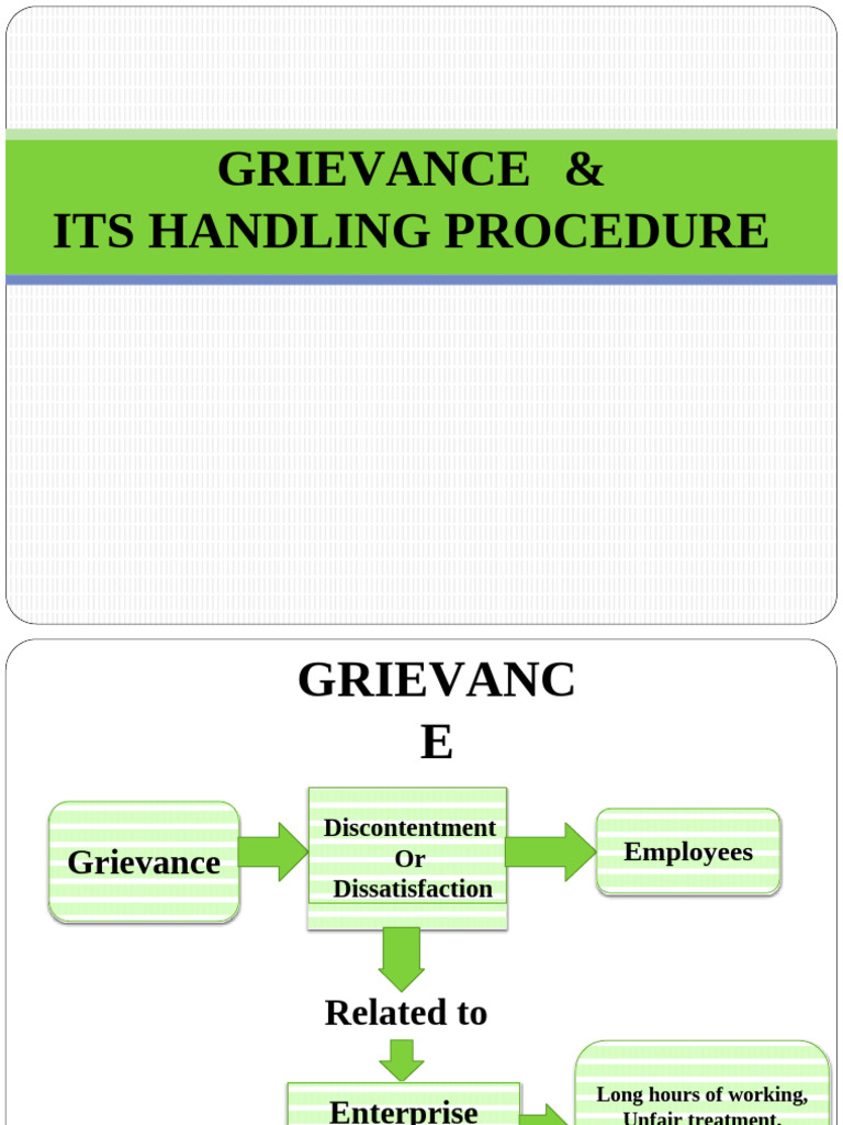Grievance Handling Procedures Explained | PDF | Business | Labor
