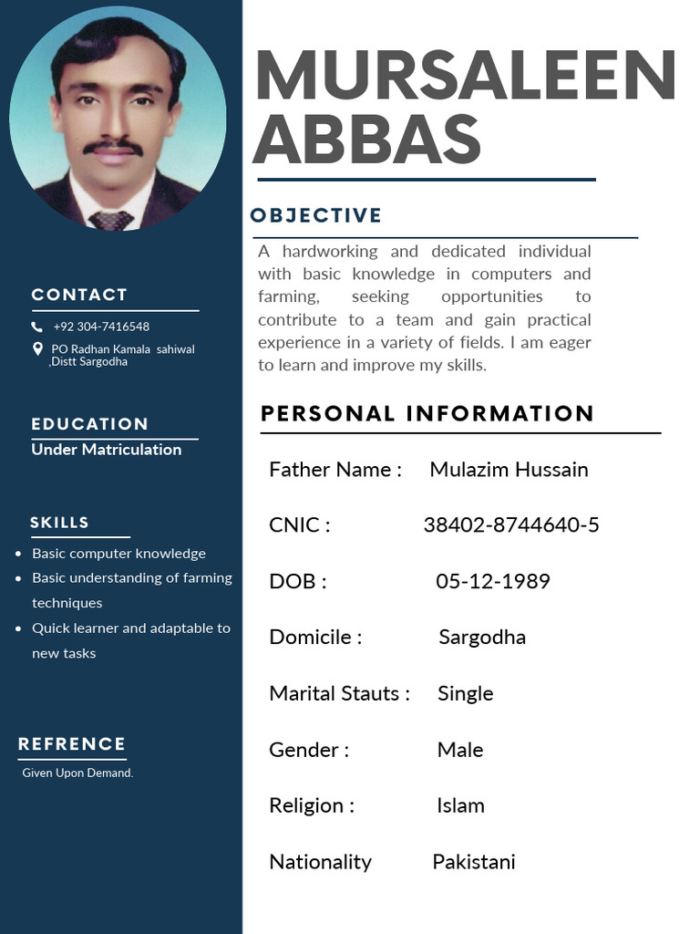 Mursleen Abbas CV | PDF