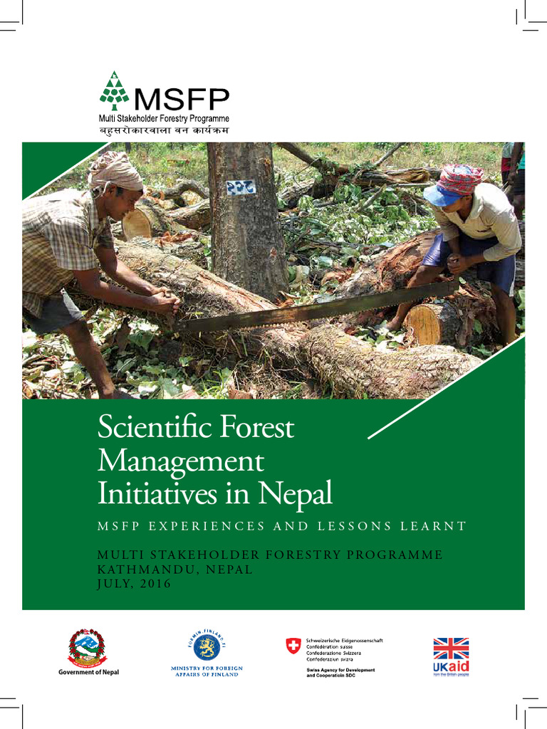 Scientific Forest Management Initiatives in Nepal MSFP Experiences and ...