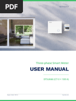DTSU666-H 100 A and 250 A Smart Power Sensor User Manual | PDF | Safety ...