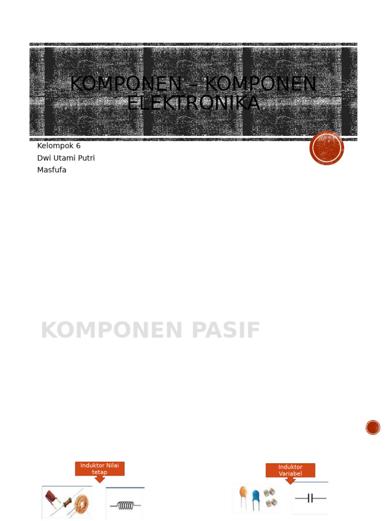 Komponen - Komponen Elektronika | PDF