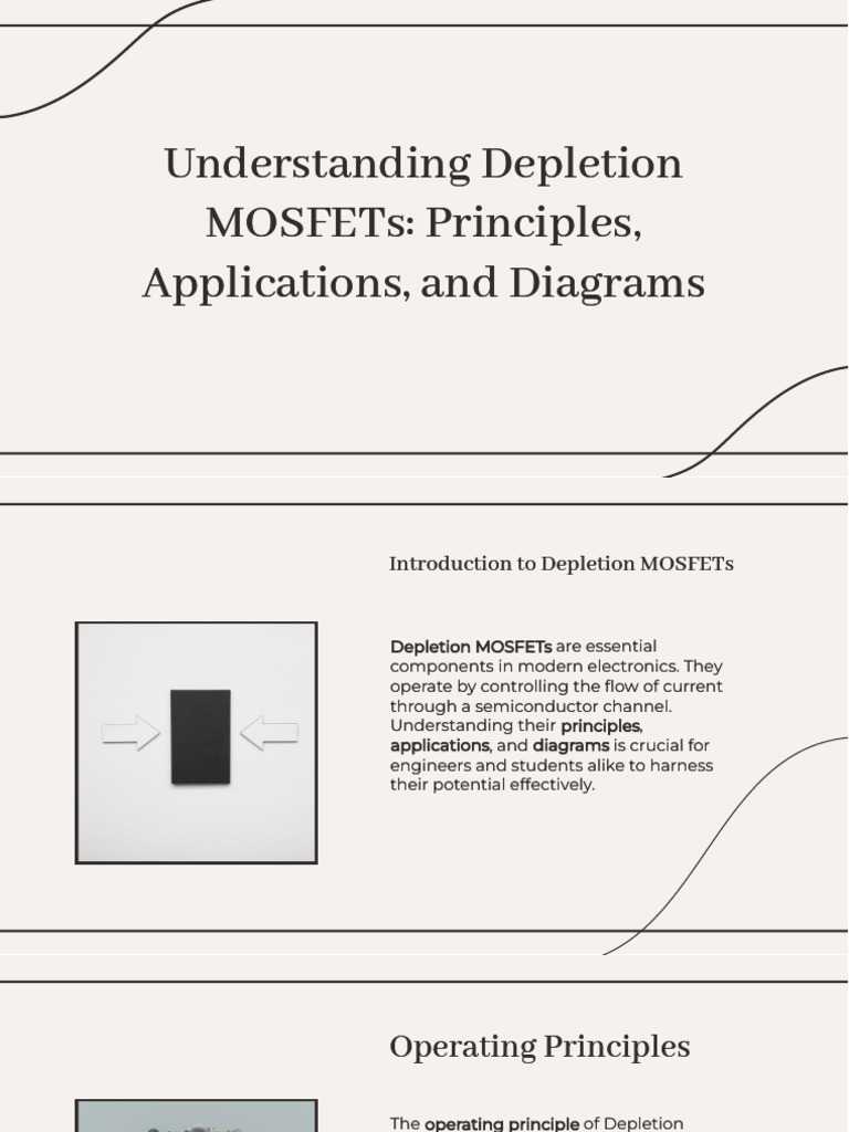 Slidesgo Understanding Depletion Mosfets Principles Applications and Diagrams 20240914063044WkFl ...