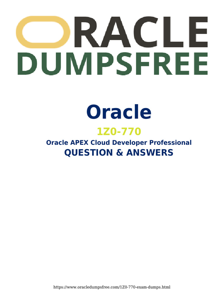 Oracle: Question & Answers | PDF | Sql | Databases