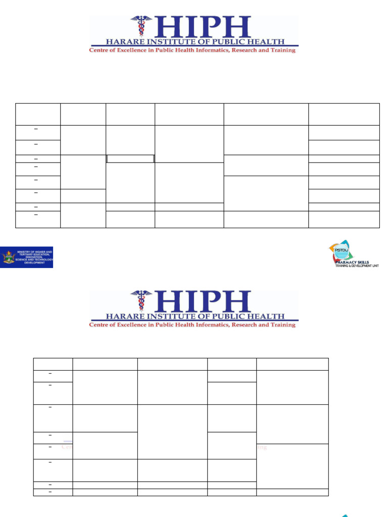 WEEKDAY TIMETABLE May Intake | PDF | Health Care | Health Sciences