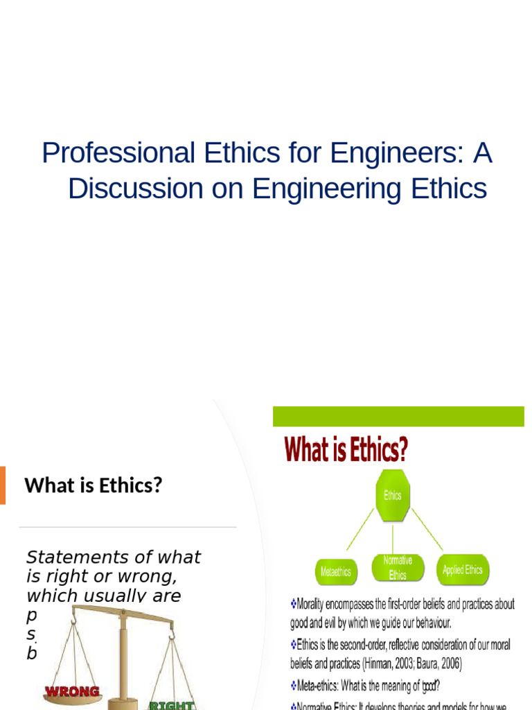 Engineering Ethics: Principles & Responsibilities | PDF