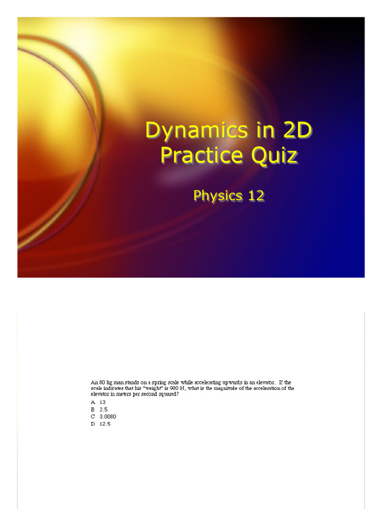 Dyn 2 DPQ | PDF