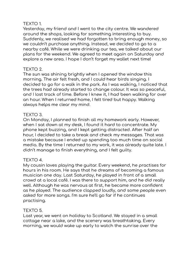 ACTIVIDAD TEXTOS | PDF