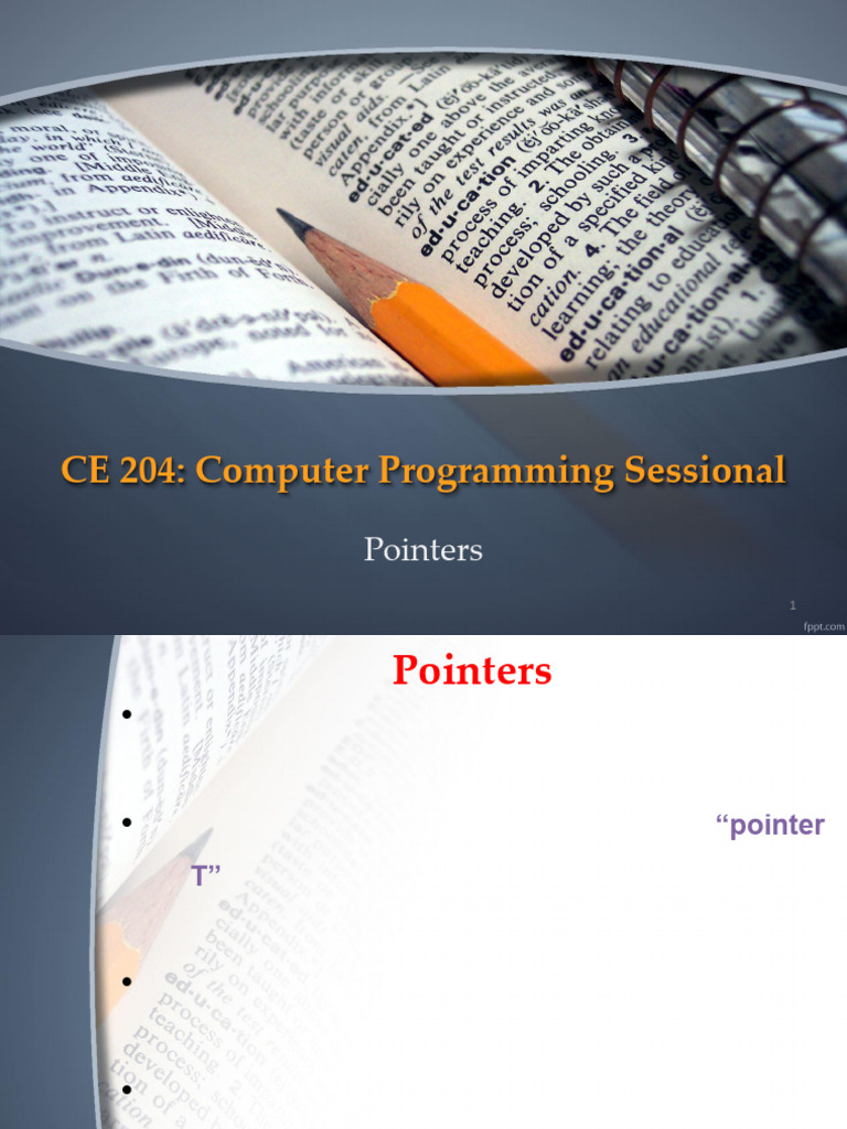 Pointer | PDF | Pointer (Computer Programming) | Integer (Computer Science) Pointer | PDF | Pointer (Computer Programming) | Integer (Computer Science)
