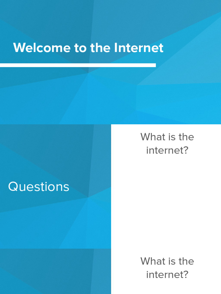 (Computing Ideas) (Internet) (01) Welcome To The Internet - WEEK 5-6 ...