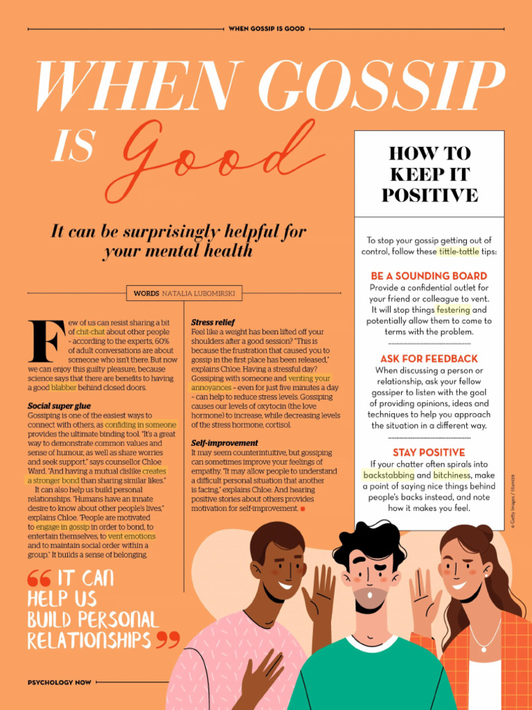 Article When - Gossip - Is - Good | PDF