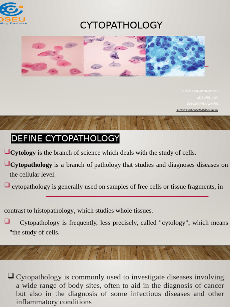Cytology | PDF | Cytopathology | Clinical Medicine