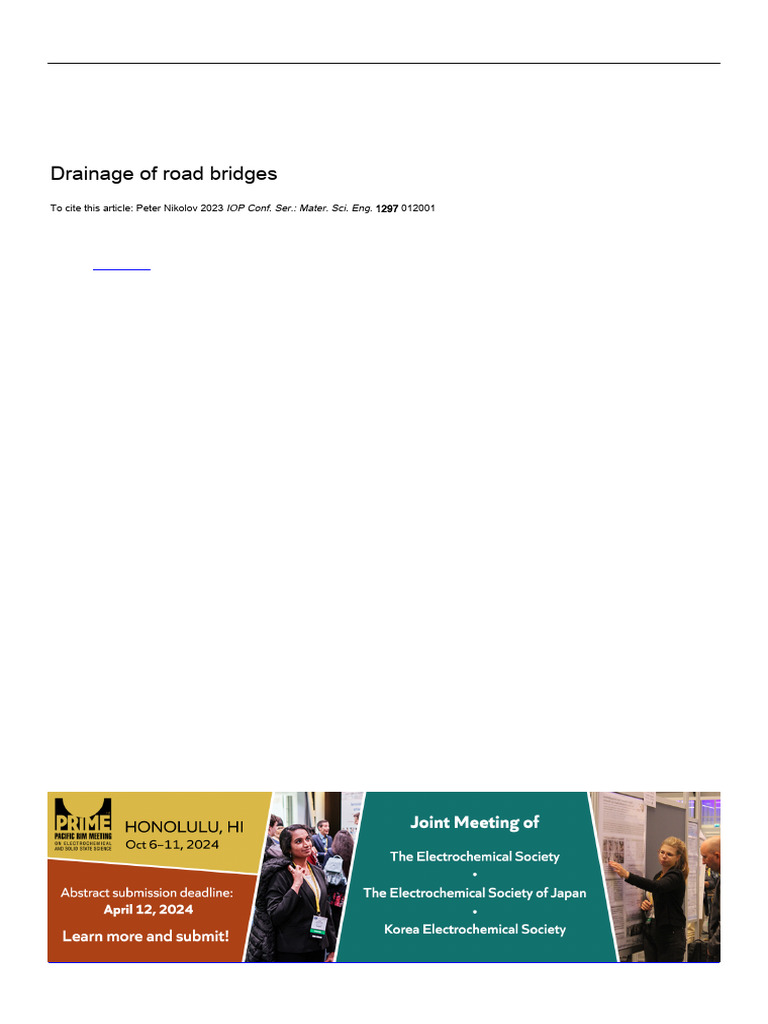Drainage of Road Bridges | PDF | Road | Bridge