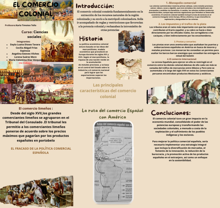 Impacto del Comercio Colonial en Economía | PDF | Colonialismo | Comercio