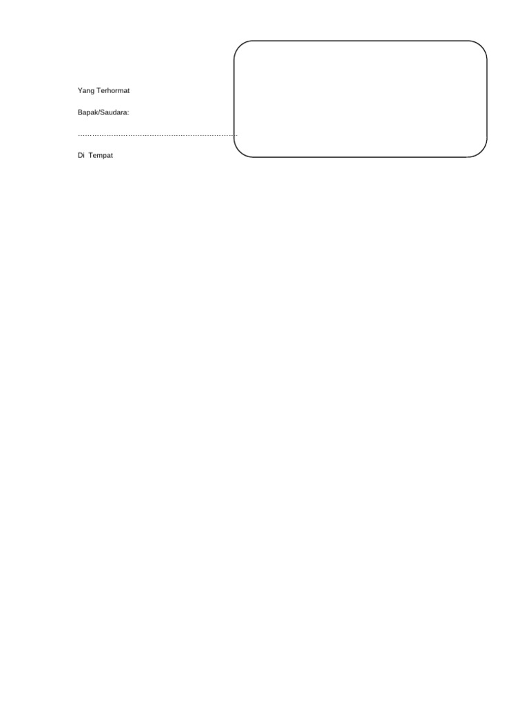 Undangan Tahlil 1 Lembar Isi 2 Undangan Folio | PDF