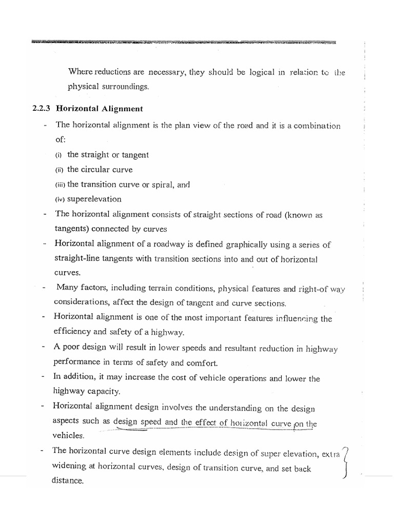 Lecture 3 Horizontal Alignment | PDF