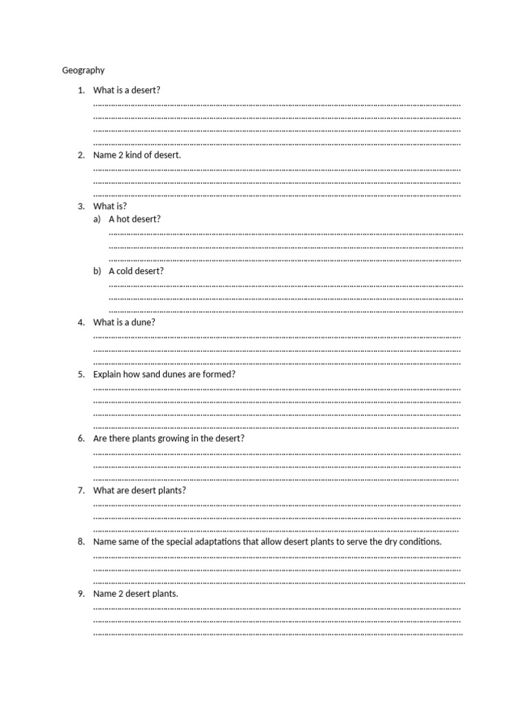 Geography grade 5 | PDF | Earth Sciences | Physical Geography