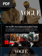 Vogue A Level Media Cheat Sheet | PDF | Vogue (Magazine) | Magazines