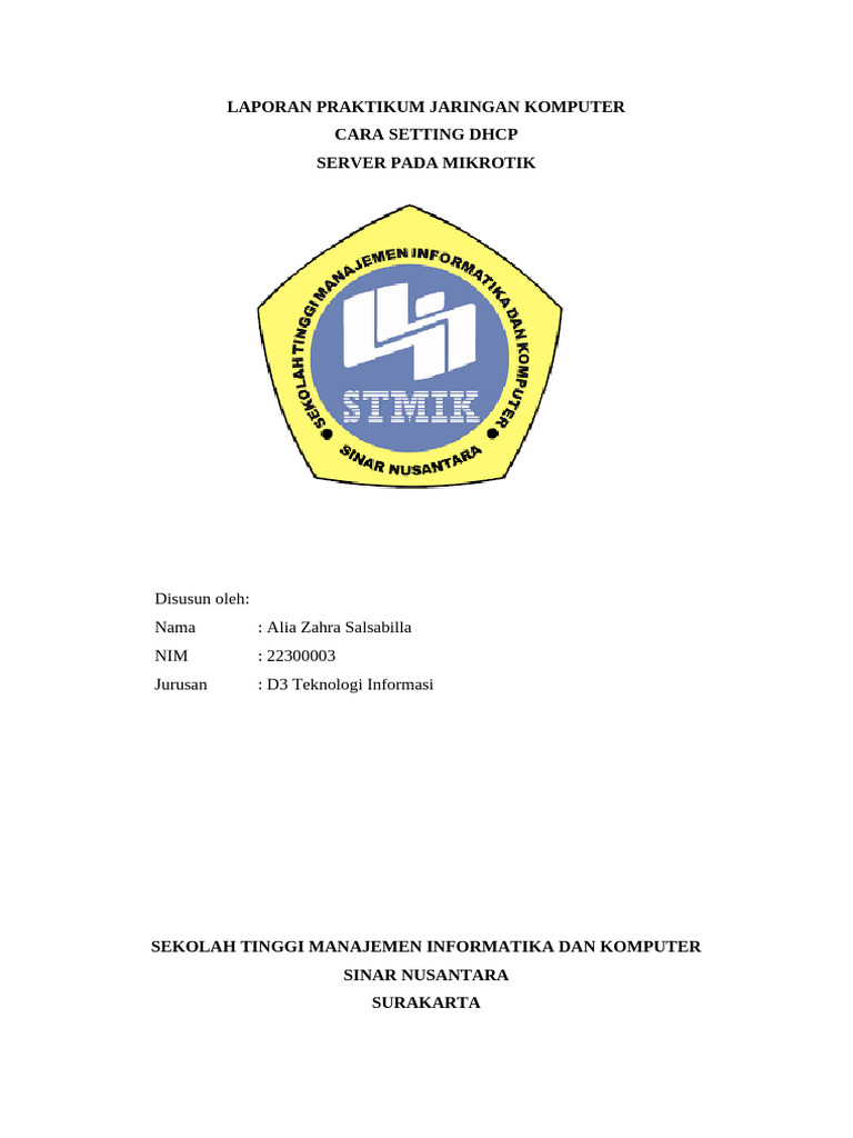 Laprak Jarkom 10 - 22300003 | PDF