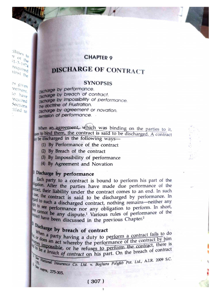 CONTRACT NOTES | PDF