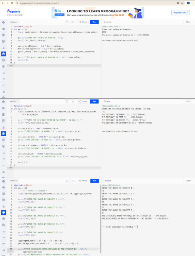 Assignment 1 Programming For Problem Solving Solution Pdf