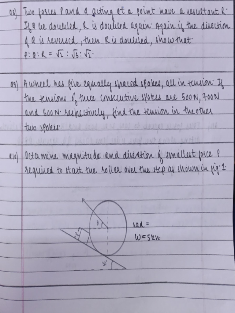 Mechanics Assignment 1 | PDF