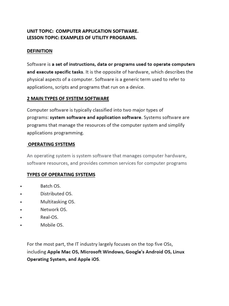 8261 - Computer Application Software | PDF