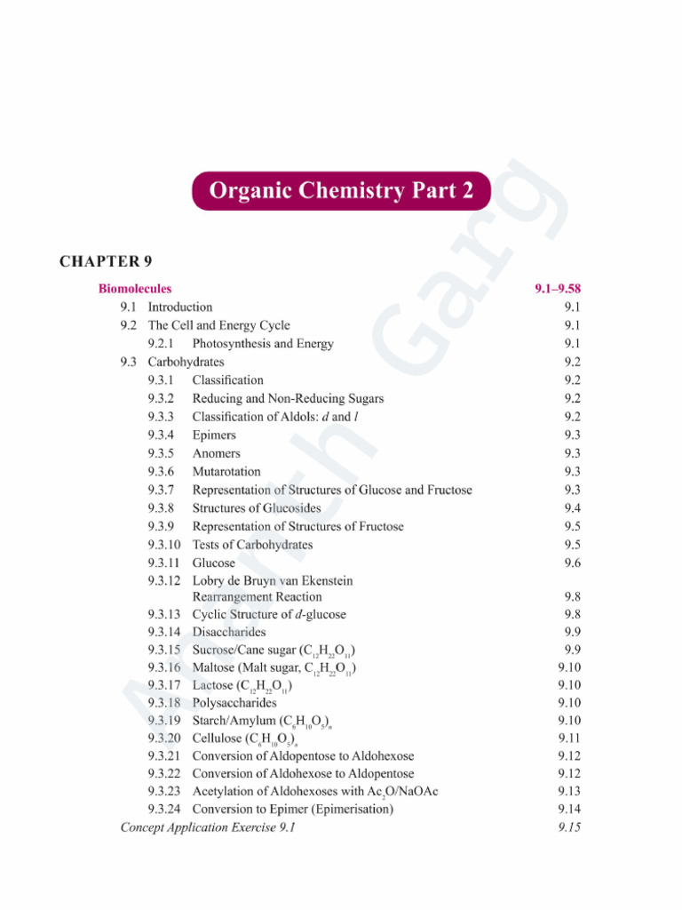 Biomolecules Chapter | PDF