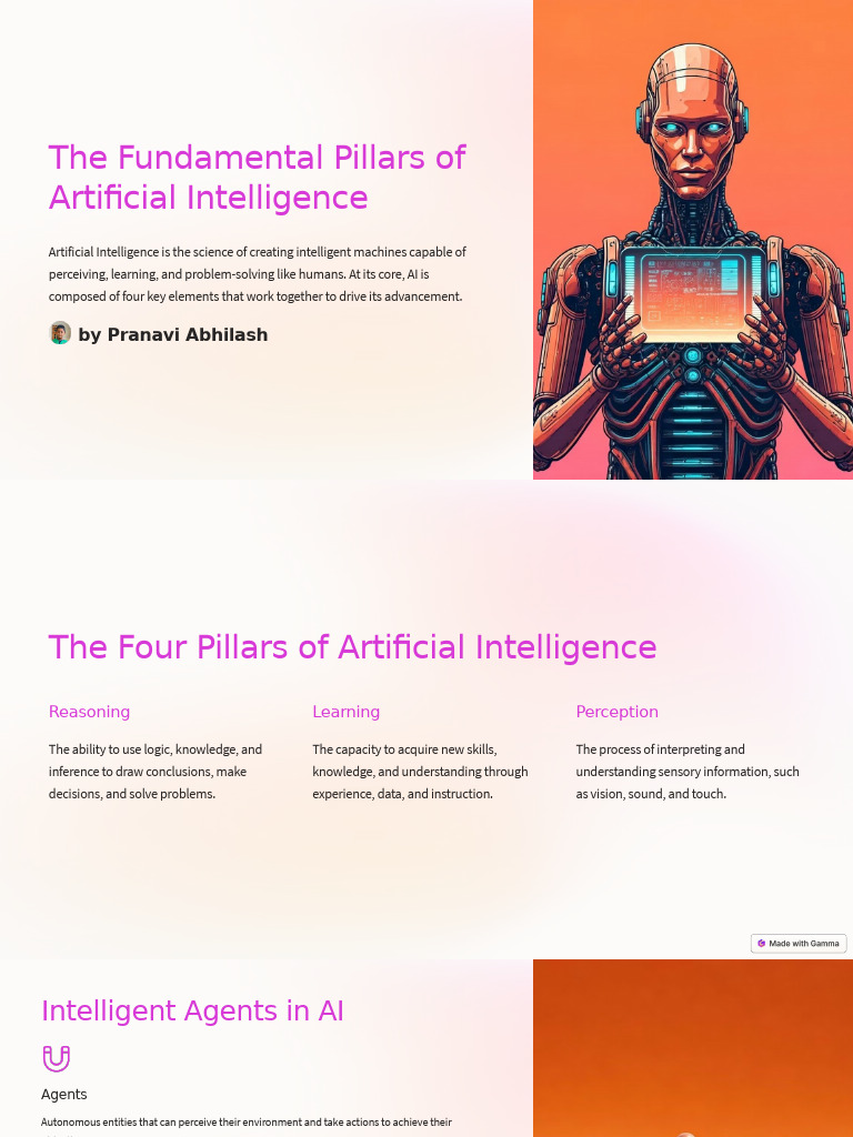The Fundamental Pillars of Artificial Intelligence | PDF | Artificial ...