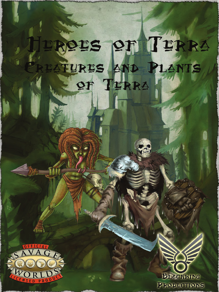 Savage Worlds - Heroes of Terra - Creatures and Plants of Terra | PDF | Ghosts