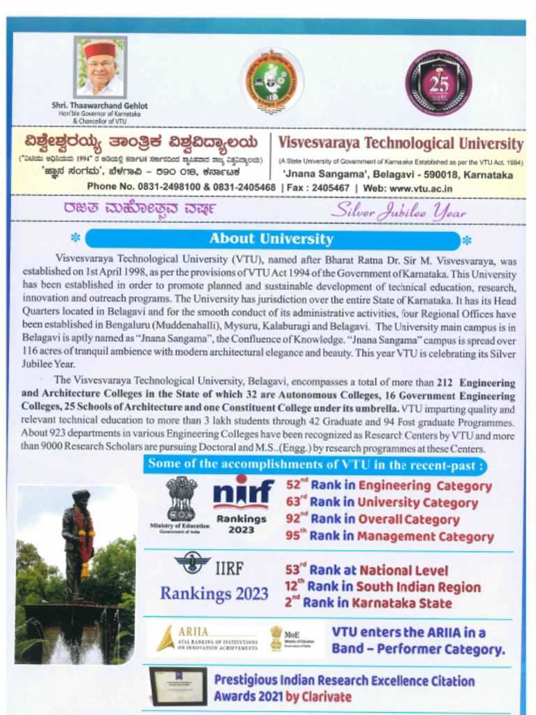 VTU Brochure | PDF