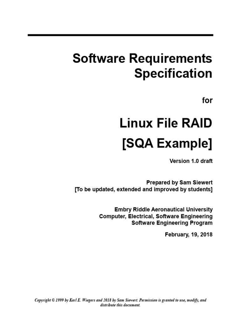 SRS-file raid | PDF | Computer File | File System SRS-file raid | PDF | Computer File | File System