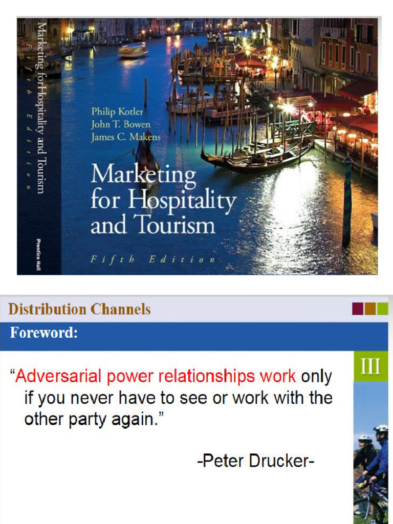 Unit IV - Hospitality Distribution Channels | PDF