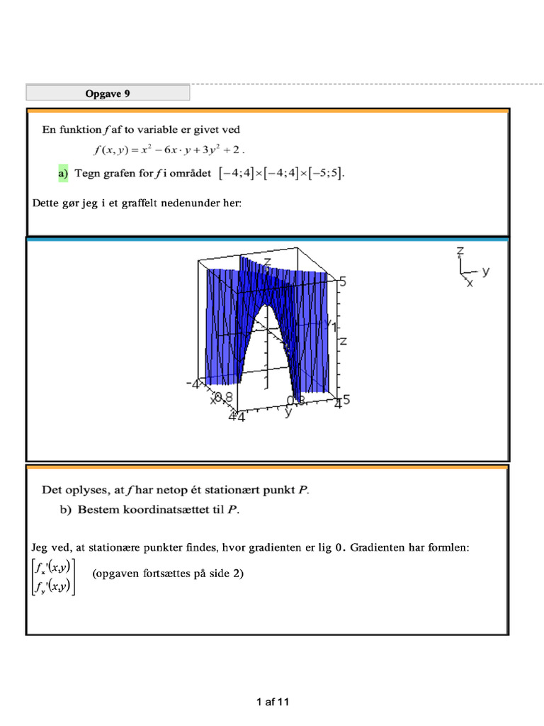 Matematik A skriftlig eksamen | PDF