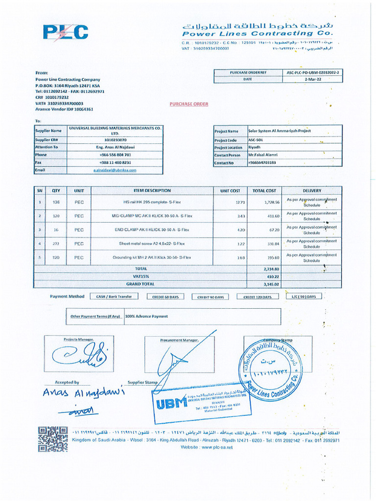 PLC Order (S-Flex) | PDF