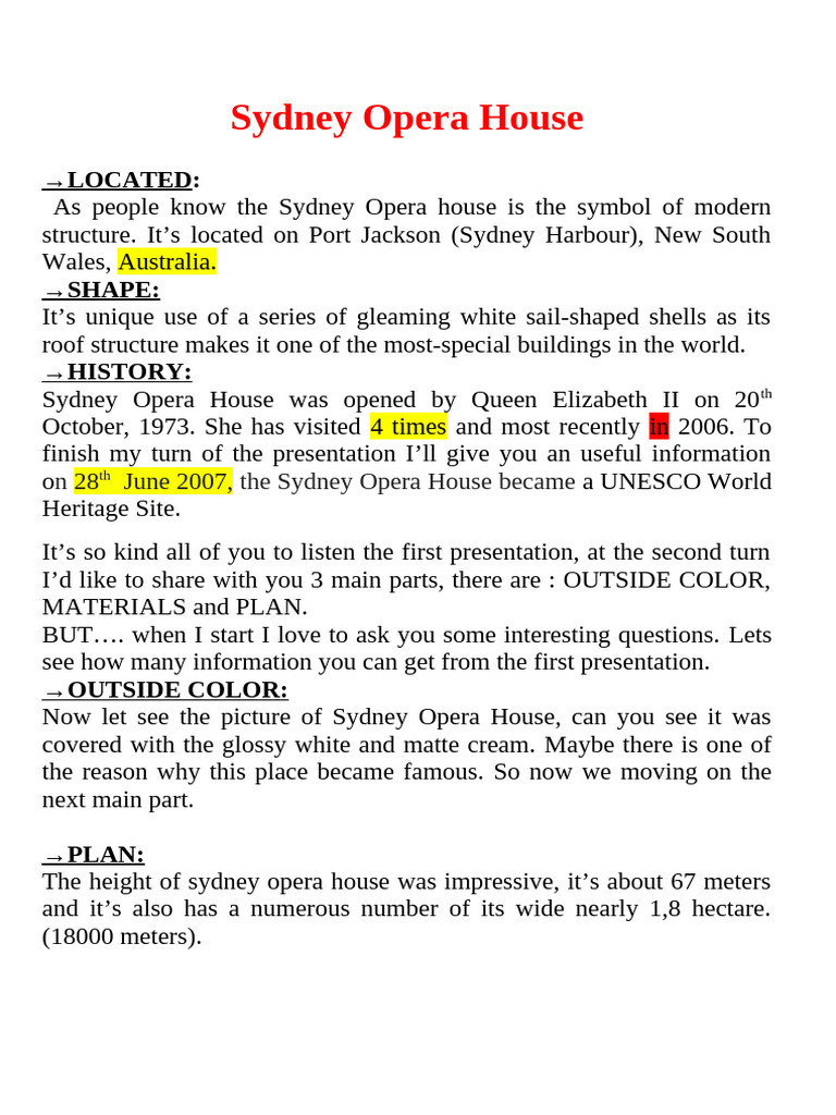 Sydney-Opera-House | PDF