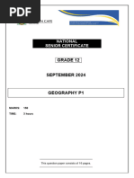 Grade 12 Geography Trial Exam 2025 | PDF | Stream | River