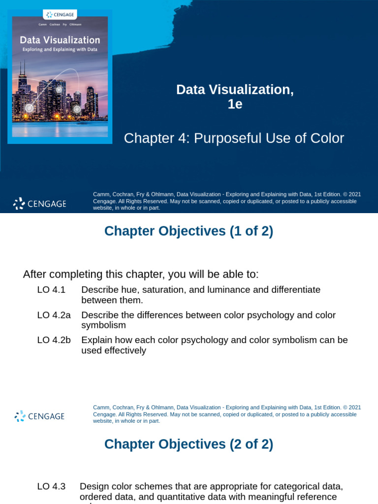 Purposeful Use of Color in Data Visualization | PDF | Color | Hue