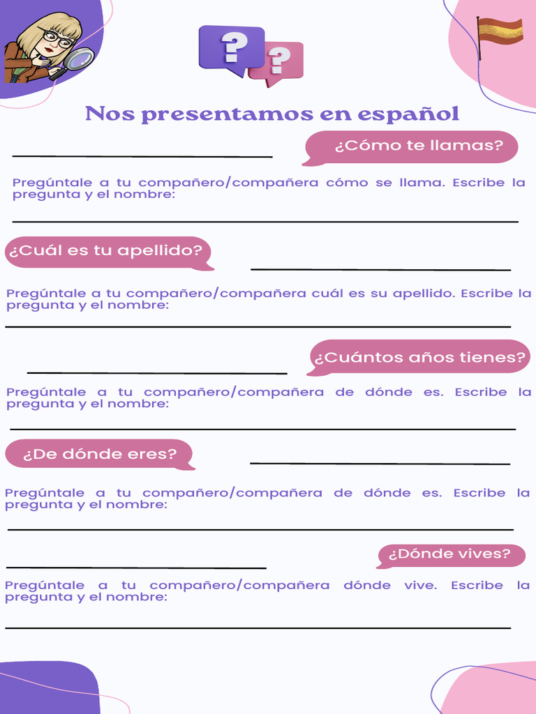 Nos Presentamos en Español | PDF
