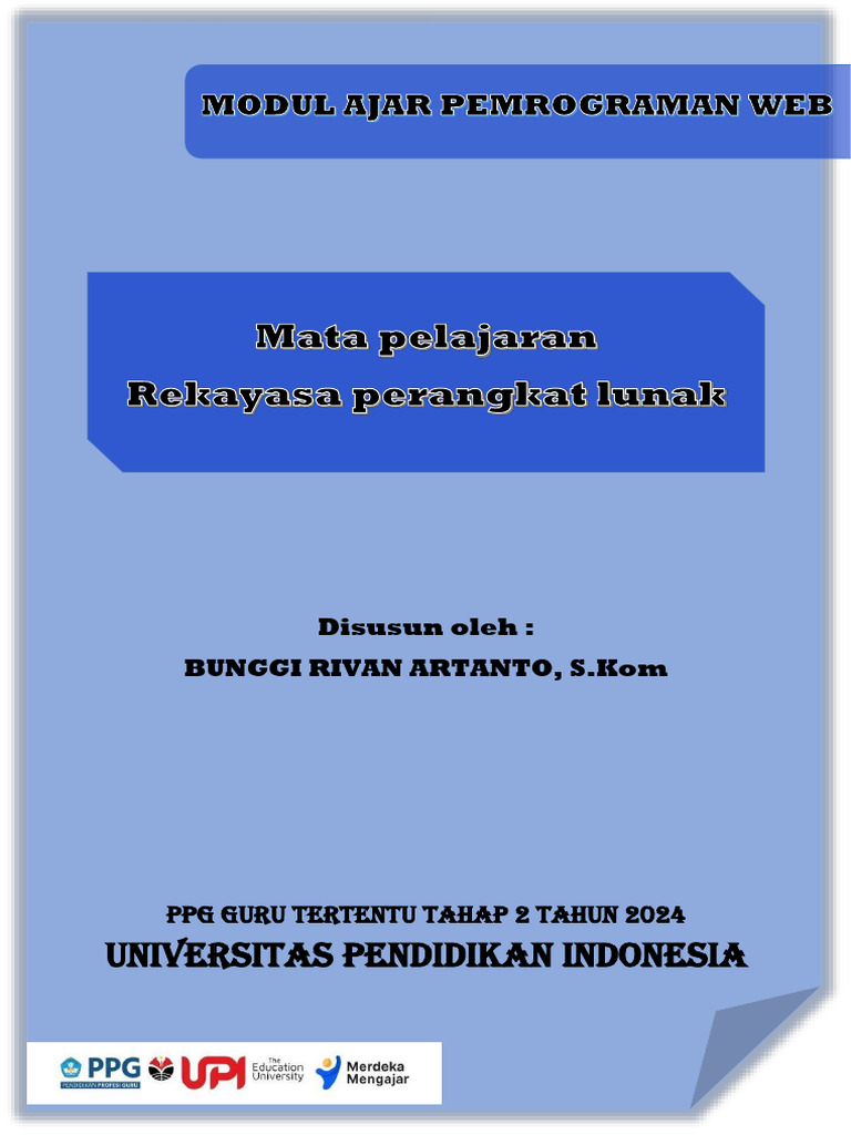 1 Modul Ajar Pweb Xii - Contoh | PDF