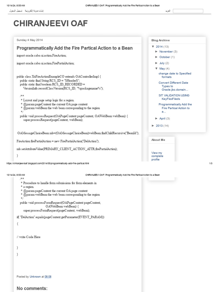 CHIRANJEEVI OAF - Programmatically Add The Fire Partical Action To A Bean | PDF | Computer ...