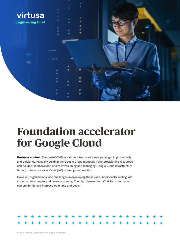 Google Cloud Foundation Accelerator Brochure | PDF | Cloud Computing | Computing