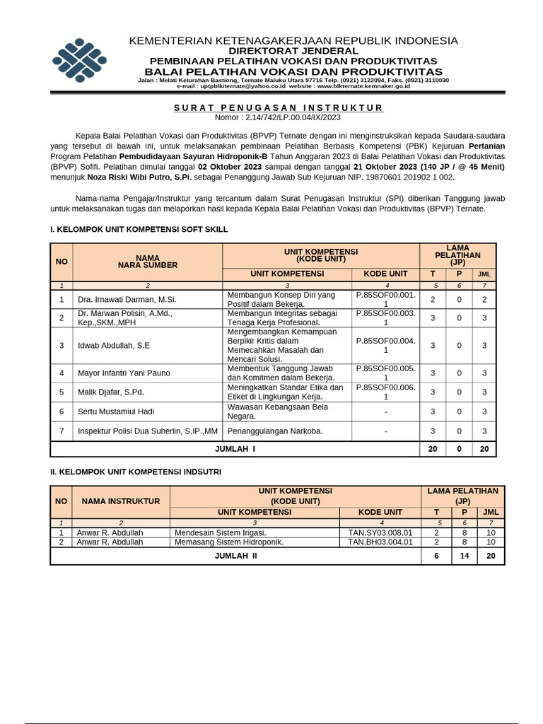 SPT Hidro A Sofifi | PDF